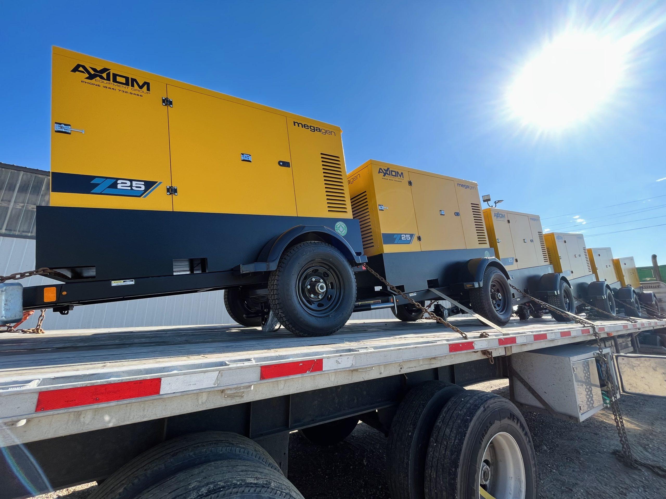 Axiom Equipment Group Supplying Generators to Loue Froid